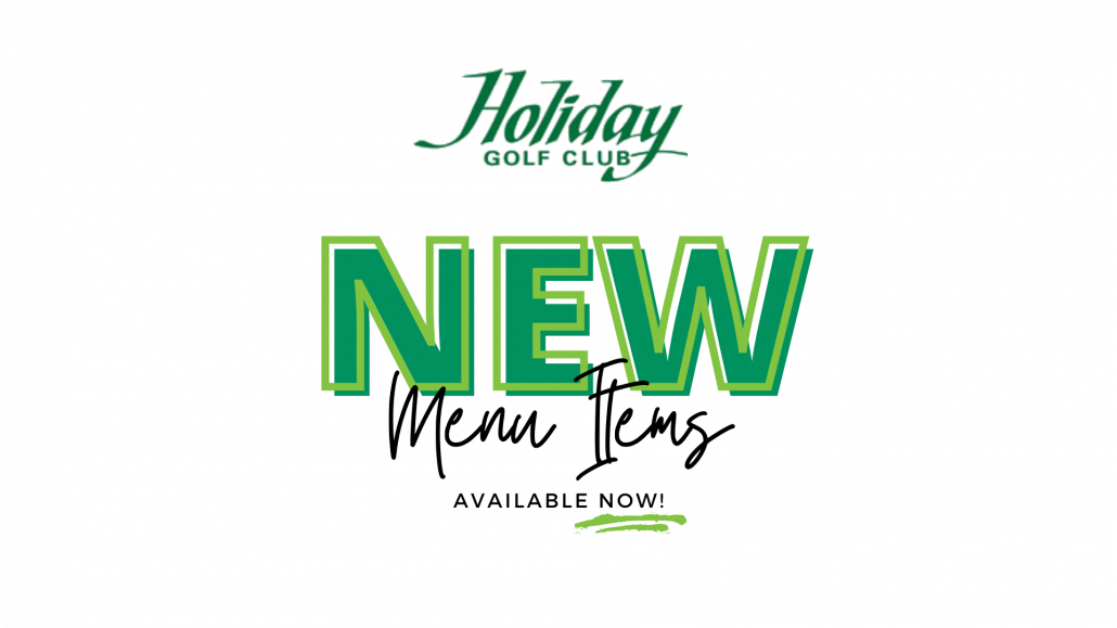 NEW MENU! - Legacy Golf Club